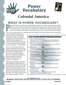 Colonial America - Kids Discover