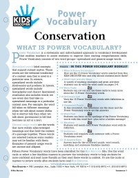 Conservation - Kids Discover