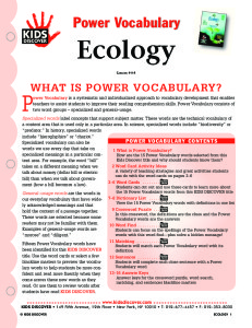 Ecology - Kids Discover