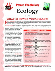 Ecology - Kids Discover