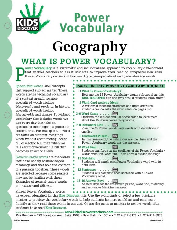 Geography - Kids Discover