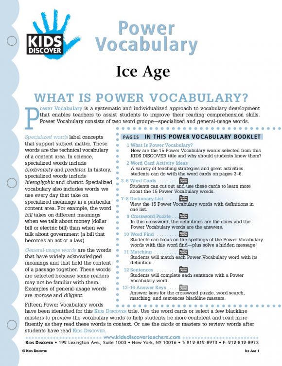 Ice Age - Kids Discover