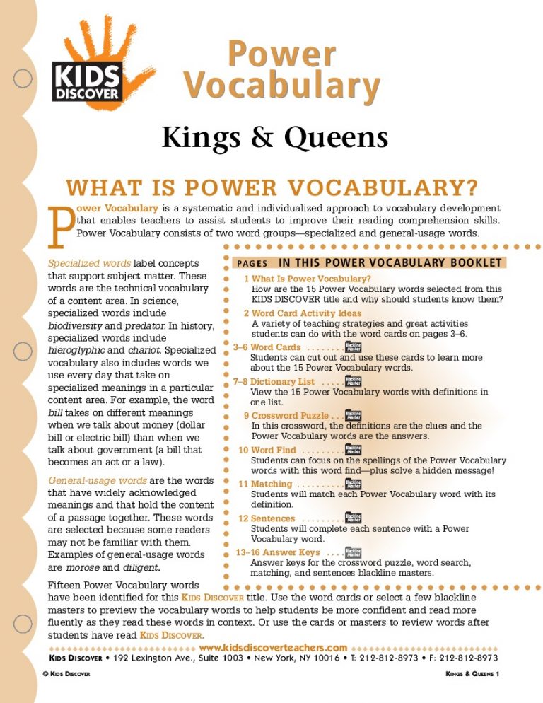 Kings and Queens - Kids Discover