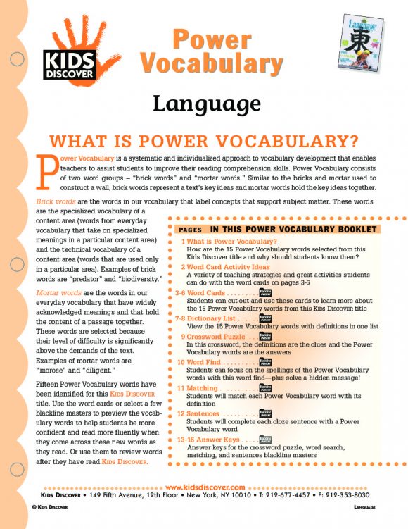 Language - Kids Discover