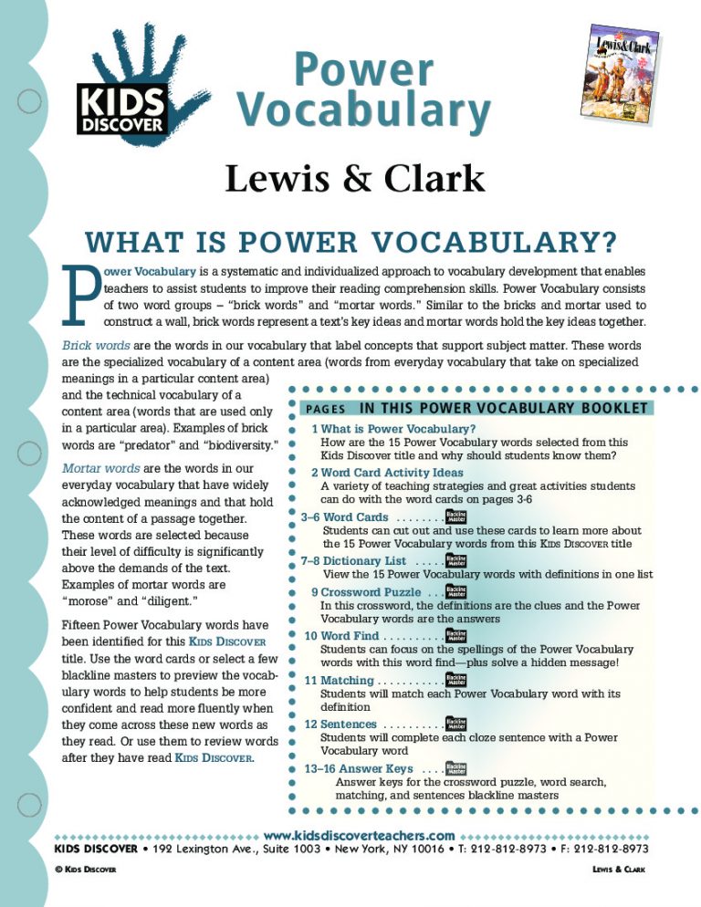 Lewis and Clark - Kids Discover