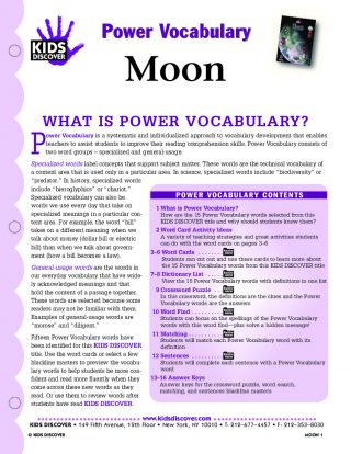 Moon - Kids Discover