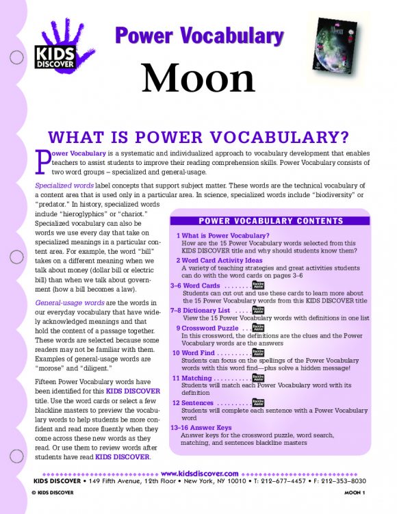 Moon - Kids Discover