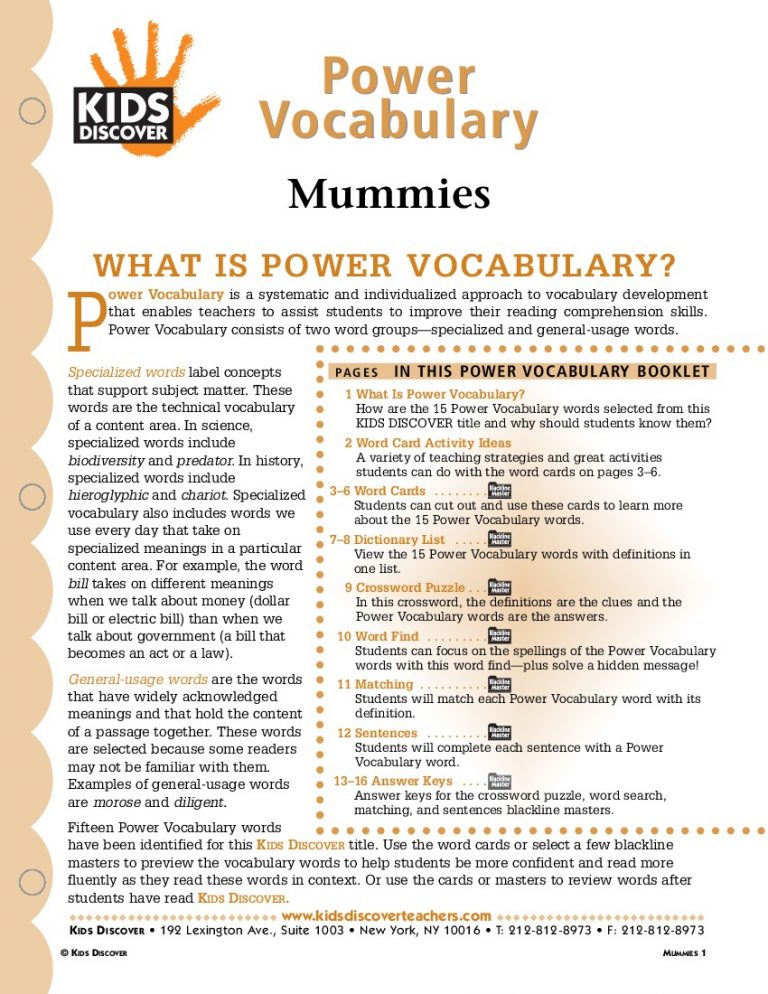 Mummies - Kids Discover