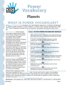 Planets - Kids Discover