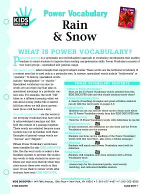 Rain and Snow - Kids Discover