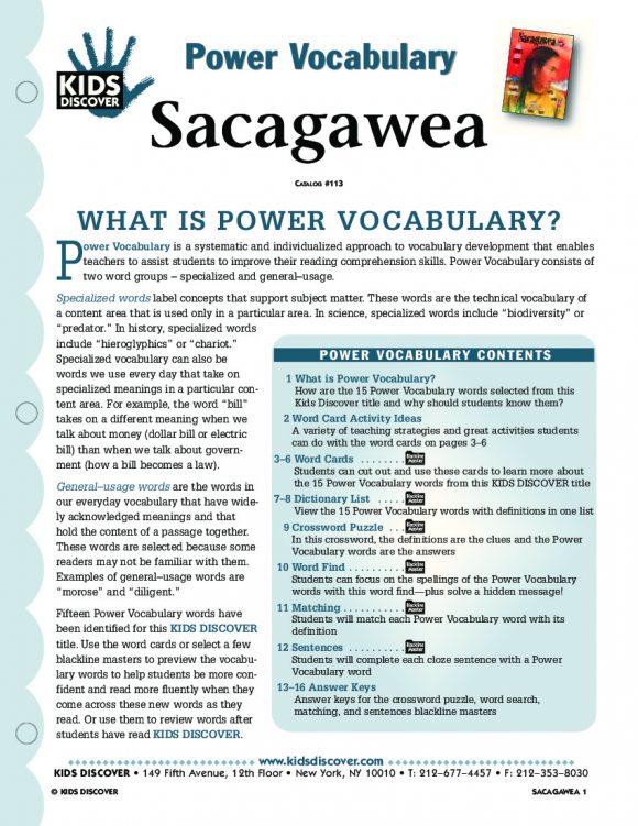 Sacagawea - Kids Discover