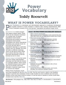 Teddy Roosevelt - Kids Discover
