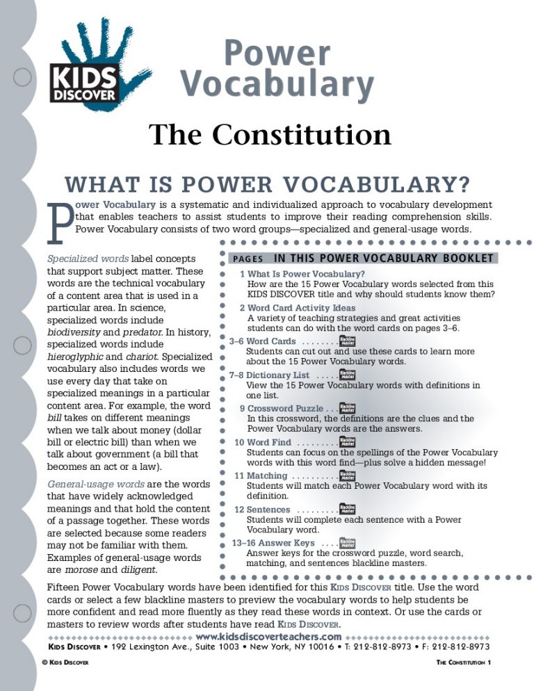 Constitution - Kids Discover