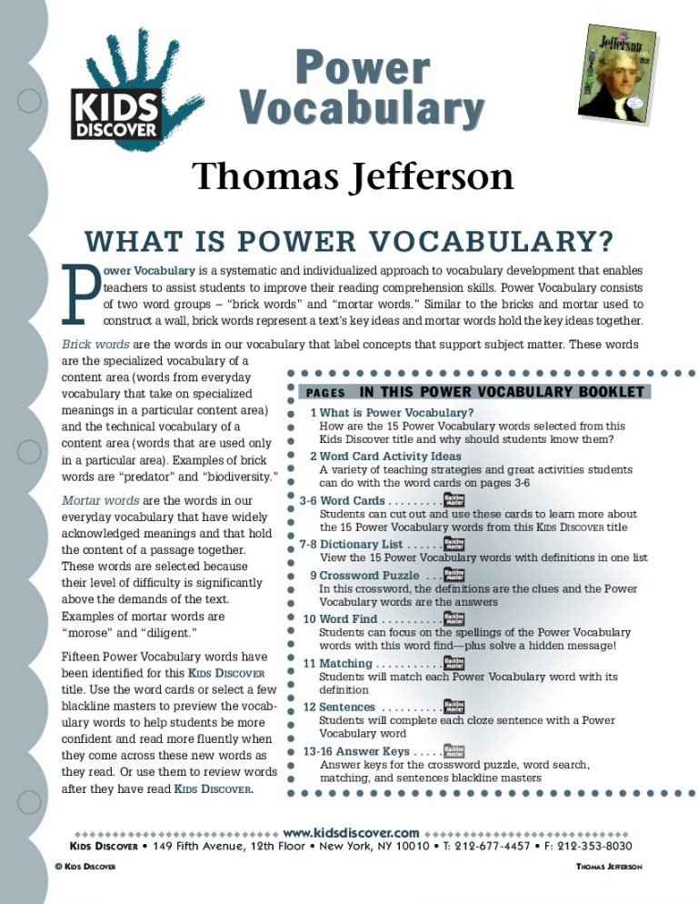 Jefferson - Kids Discover