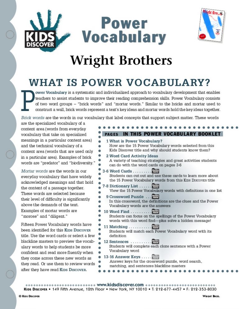 Wright Bros. - Kids Discover