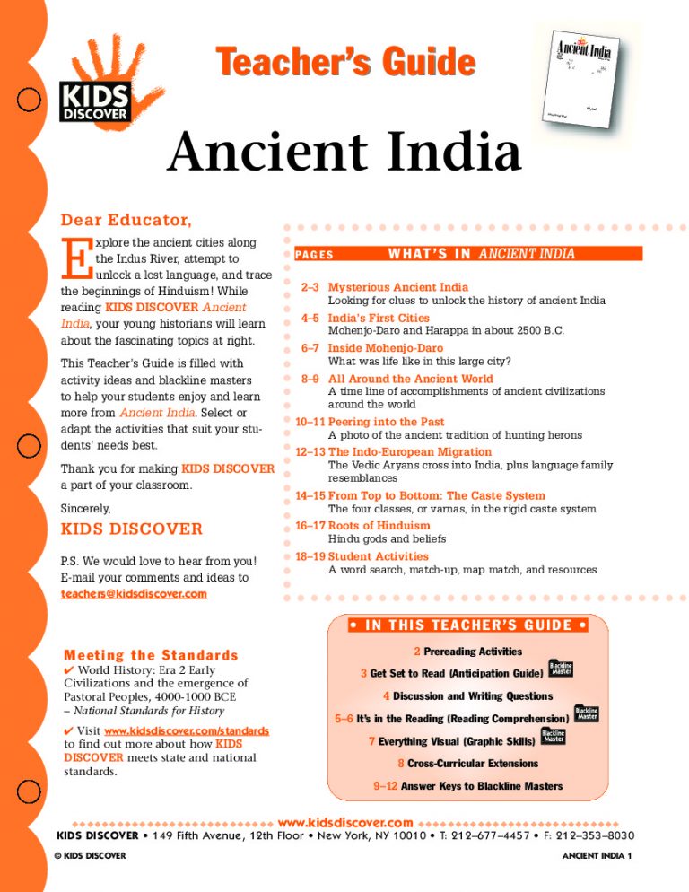 Ancient India - Kids Discover