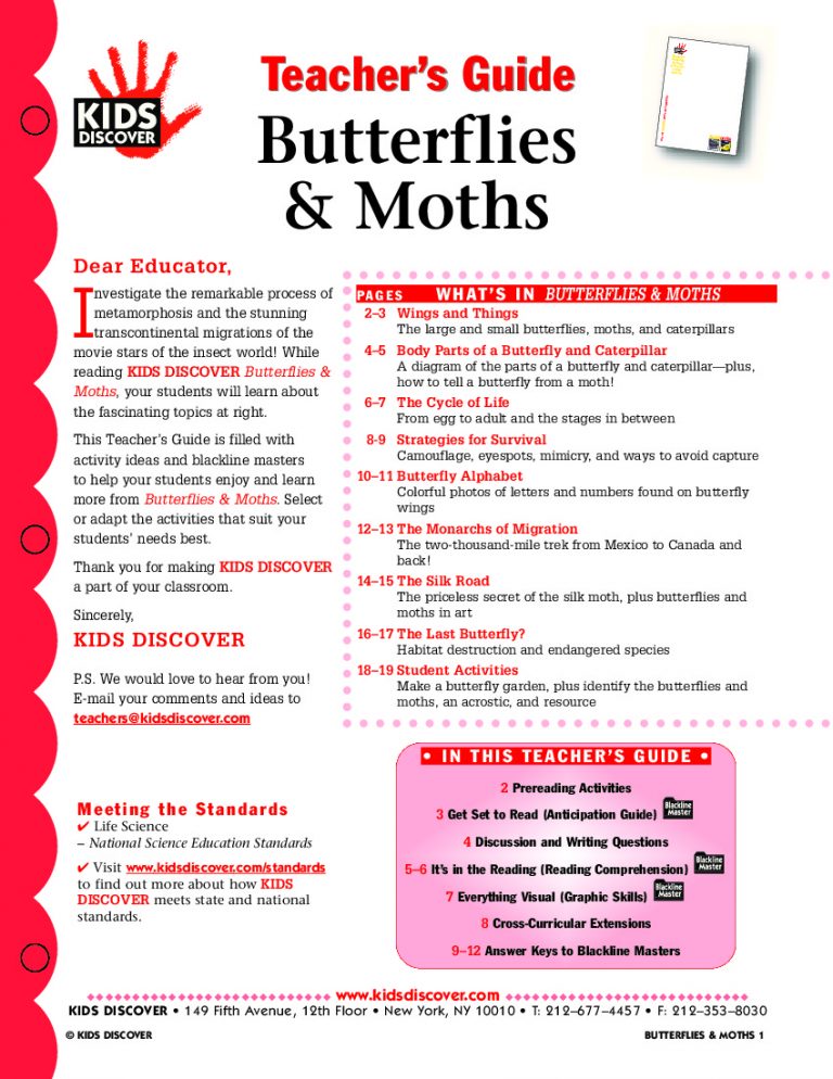 Butterflies and Moths - Kids Discover