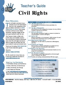 Civil Rights - Kids Discover