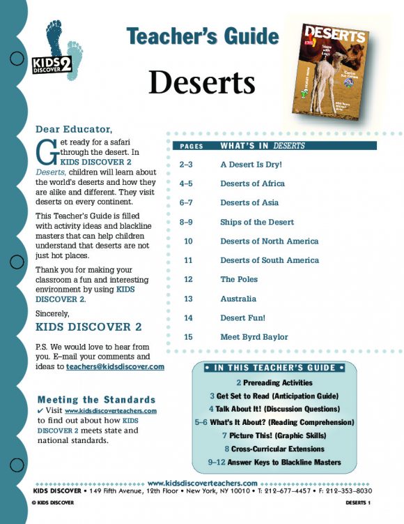 Deserts - Kids Discover