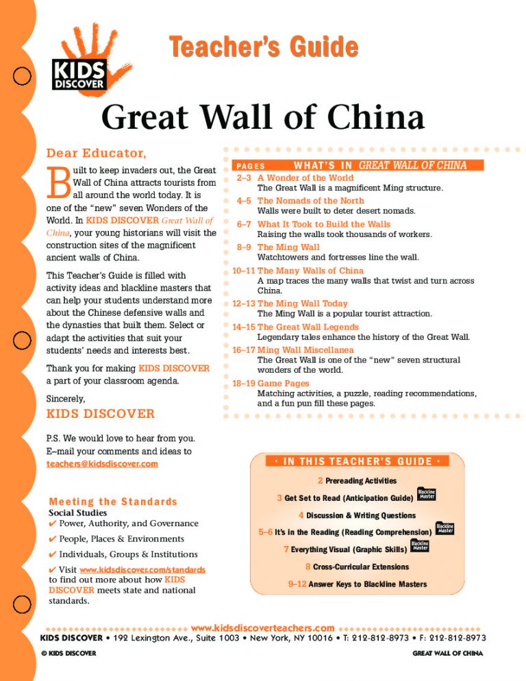 Great Wall of China - Kids Discover
