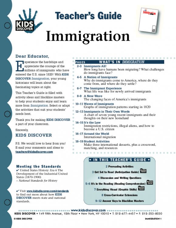 Immigration - Kids Discover