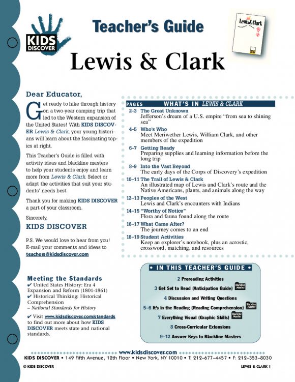 Lewis and Clark - Kids Discover