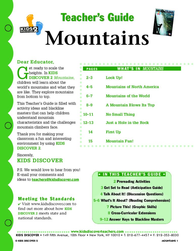 Mountains - Kids Discover