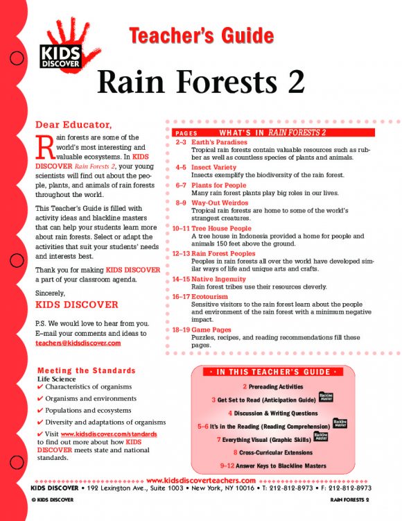 Rain Forests 2 - Kids Discover