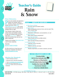 Rain and Snow - Kids Discover