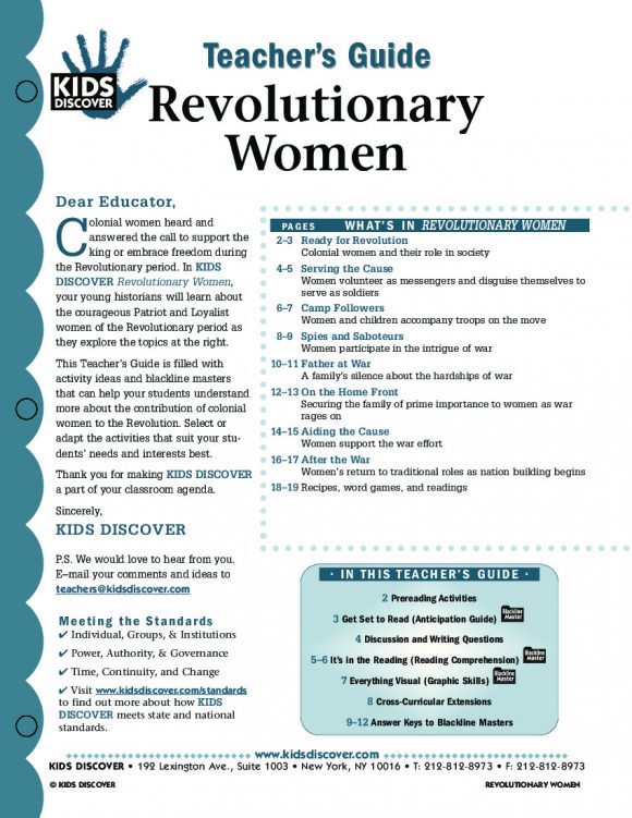 Revolutionary Women - Kids Discover