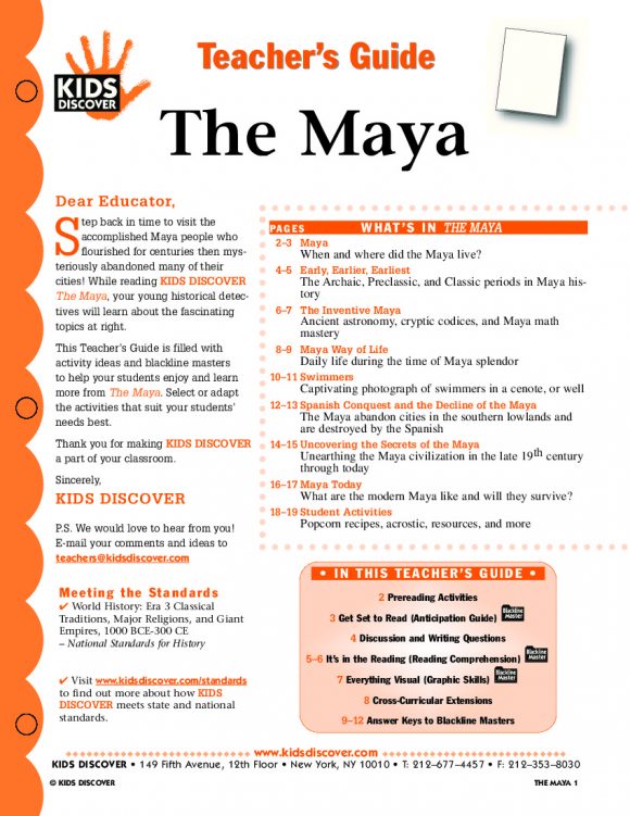 The Maya - Kids Discover