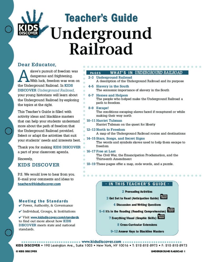 Underground Railroad - Kids Discover