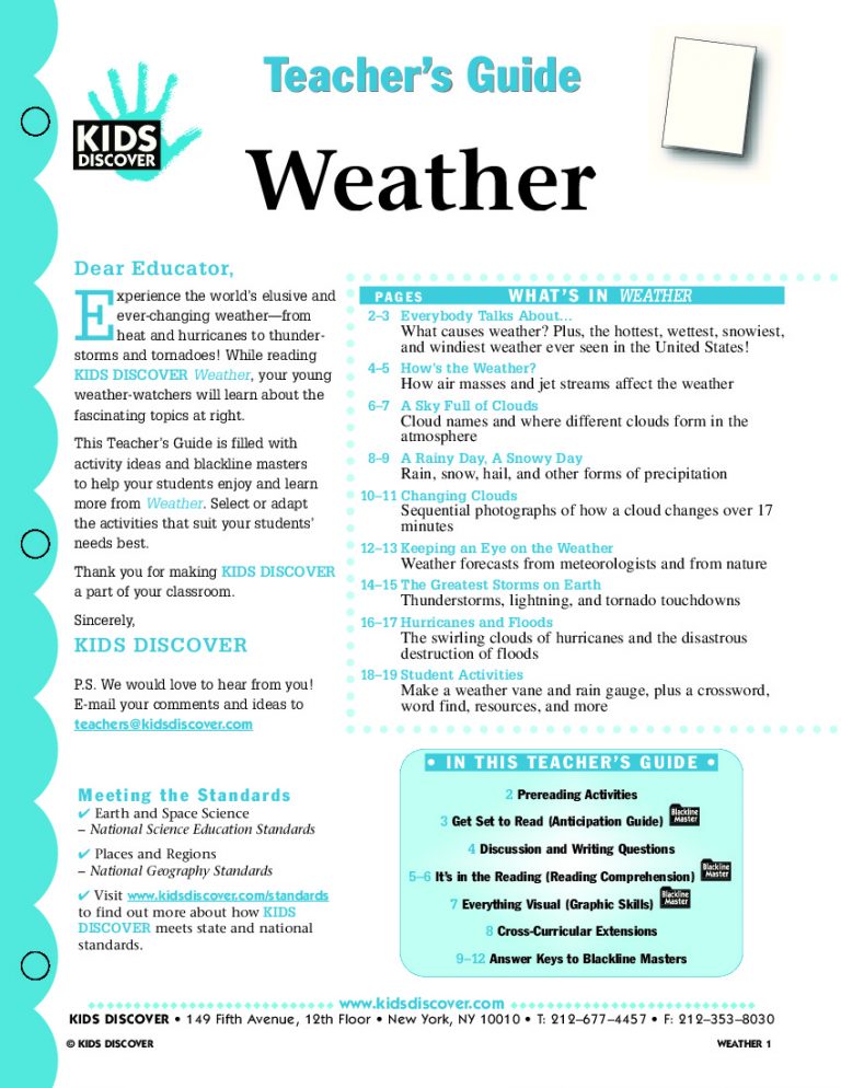 Weather - Kids Discover