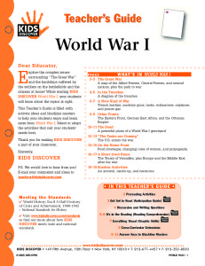 World War I - Kids Discover