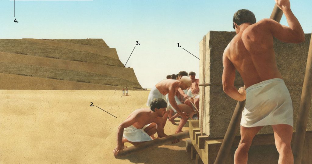 building a pyramid - Kids Discover