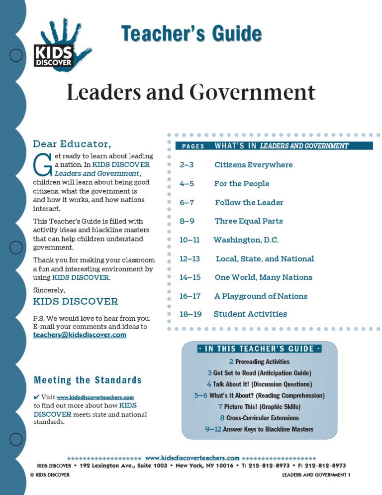 KD2: Leaders and Government - Kids Discover