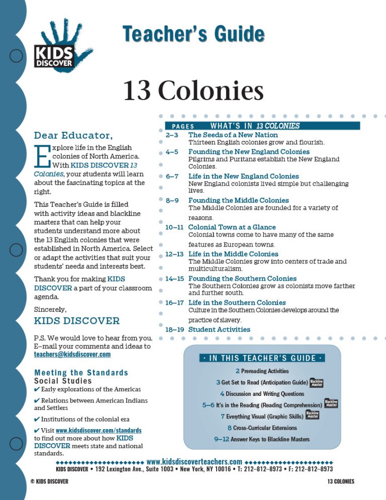 13 Colonies - Kids Discover