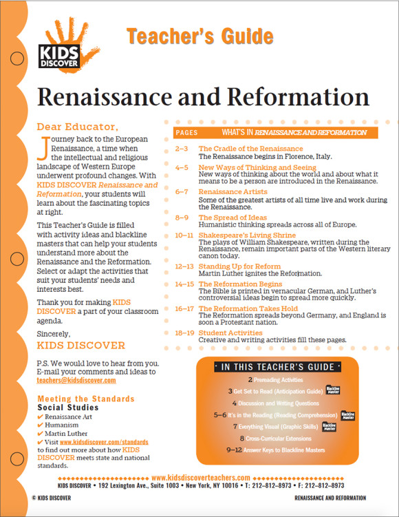 Renaissance and Reformation - Kids Discover