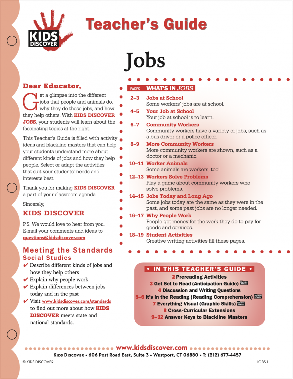 Jobs - Kids Discover