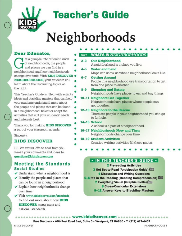 Neighborhoods - Kids Discover