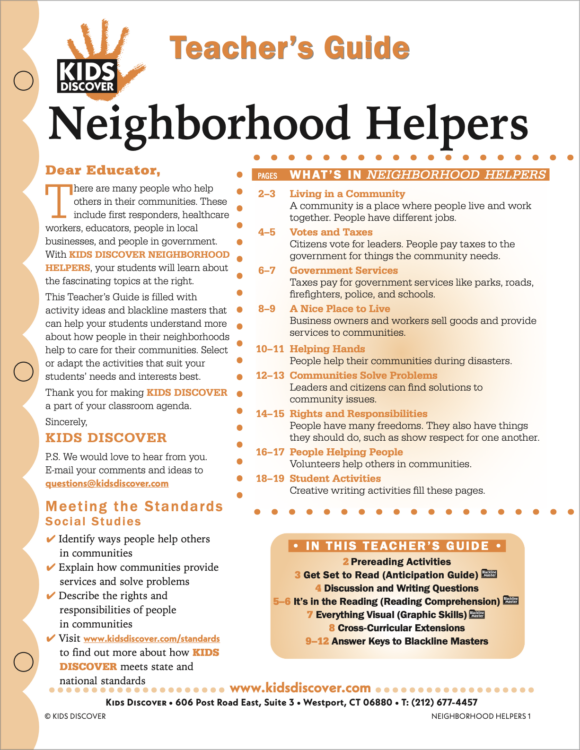 Neighborhood Helpers - Kids Discover