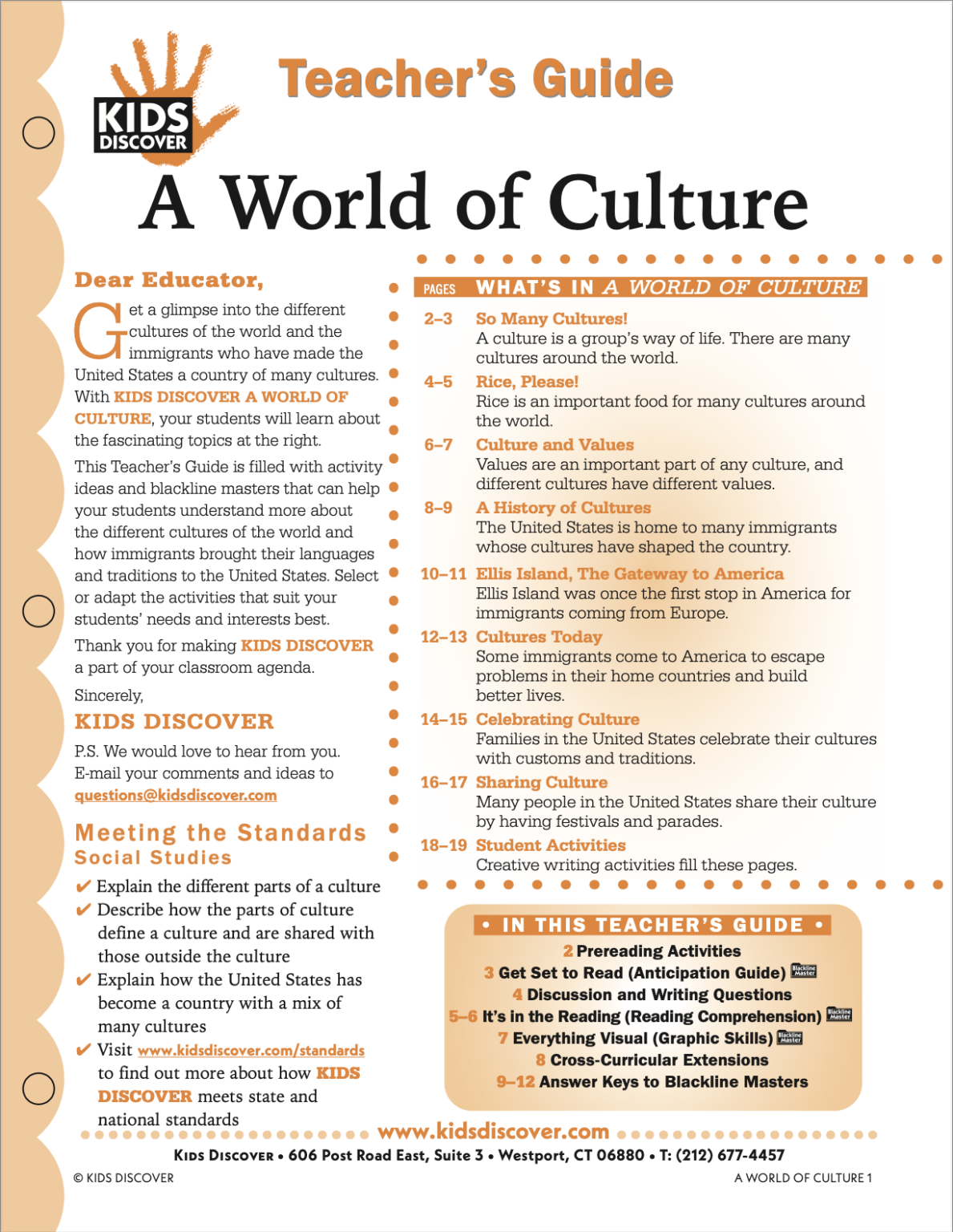 A World of Culture - Kids Discover