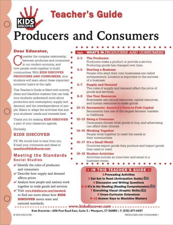 Producers And Consumers Kids Discover