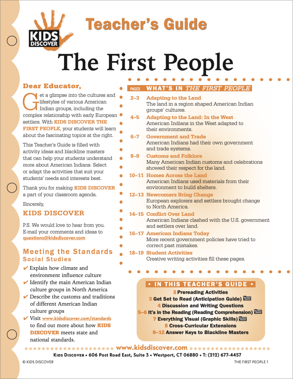 The First People - Kids Discover