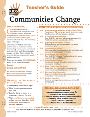 Communities Change - Kids Discover