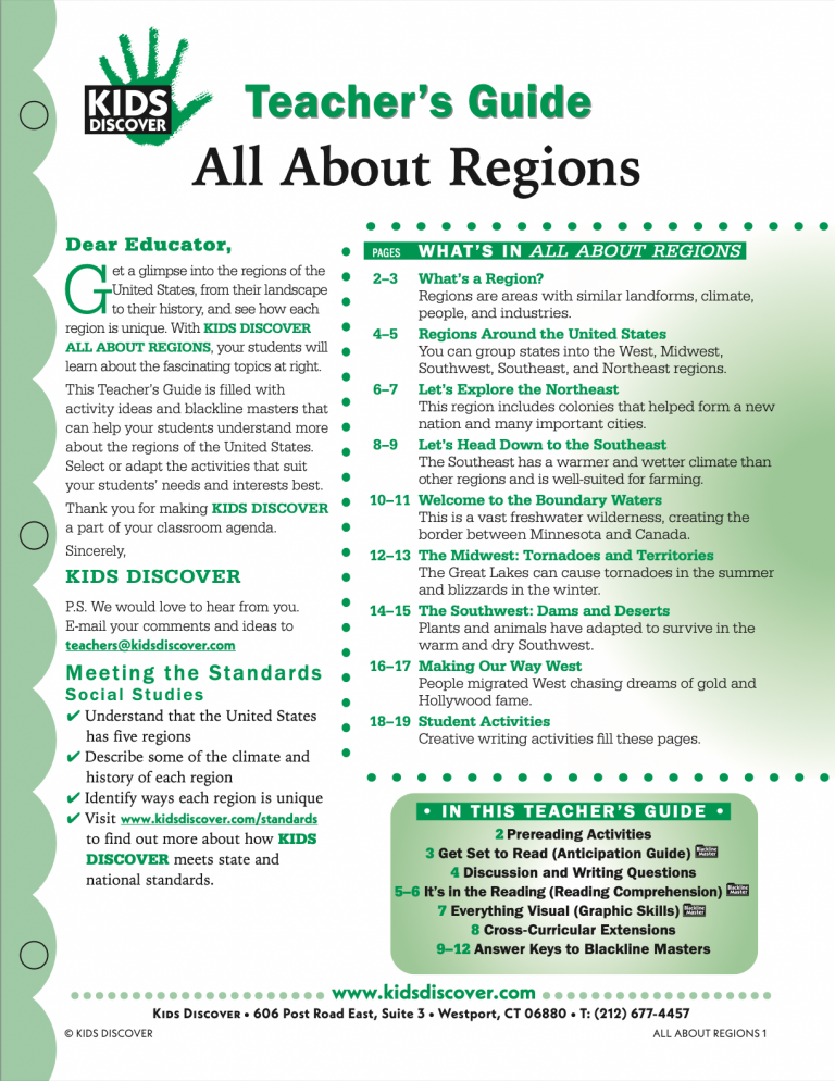 All About Regions - Kids Discover